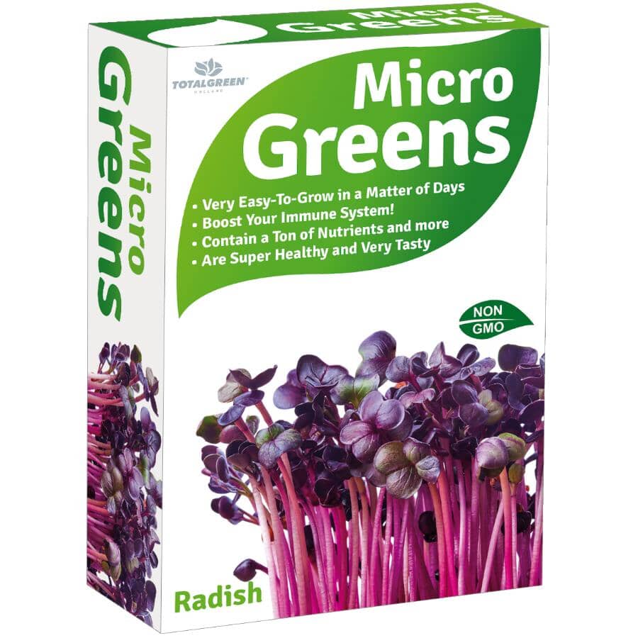 TOTAL GREEN Radish Microgreens Grow Kit | Home Hardware