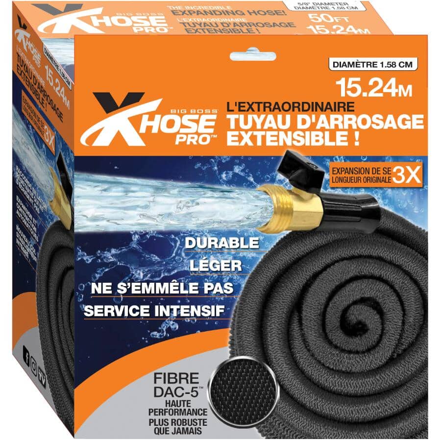XHOSE 5/8" x 50' Pro Dac-5 Expanding Garden Hose | Home Hardware