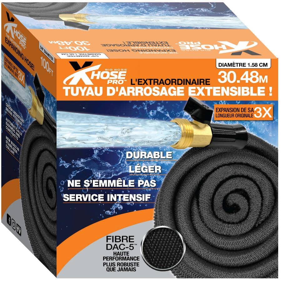 XHOSE 5/8" x 100' Pro Dac-5 Expanding Garden Hose | Home Hardware