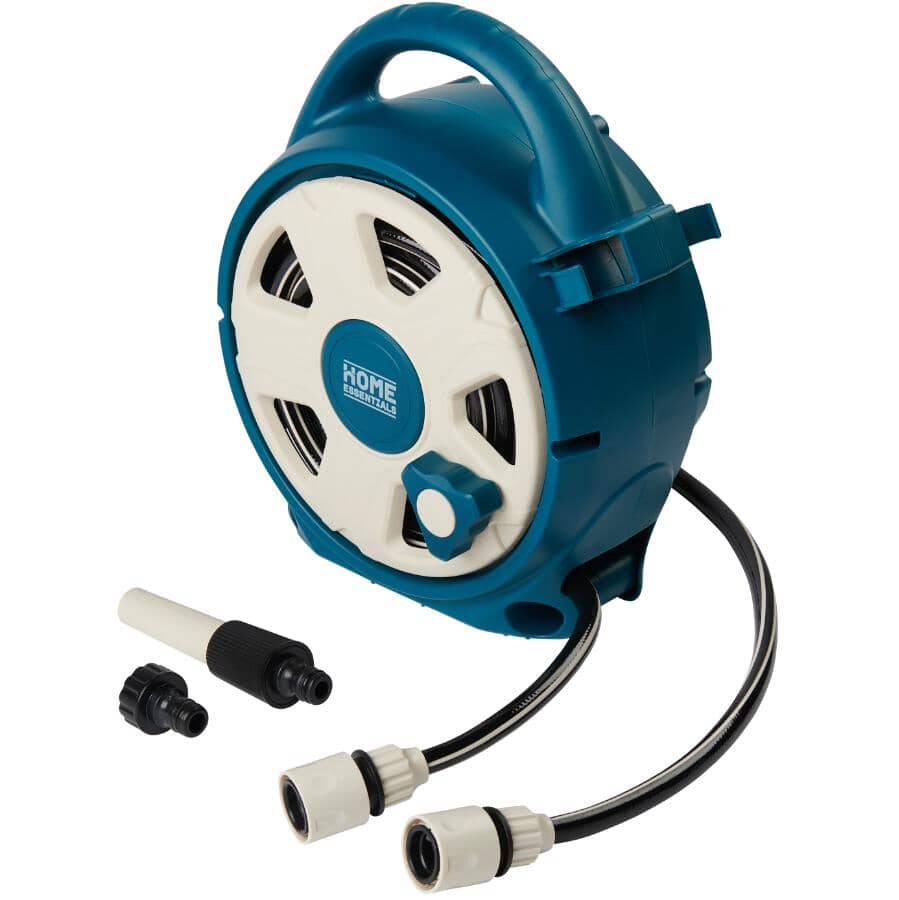 HOME ESSENTIALS Portable Garden Hose Reel with Complete Kit | Home Hardware
