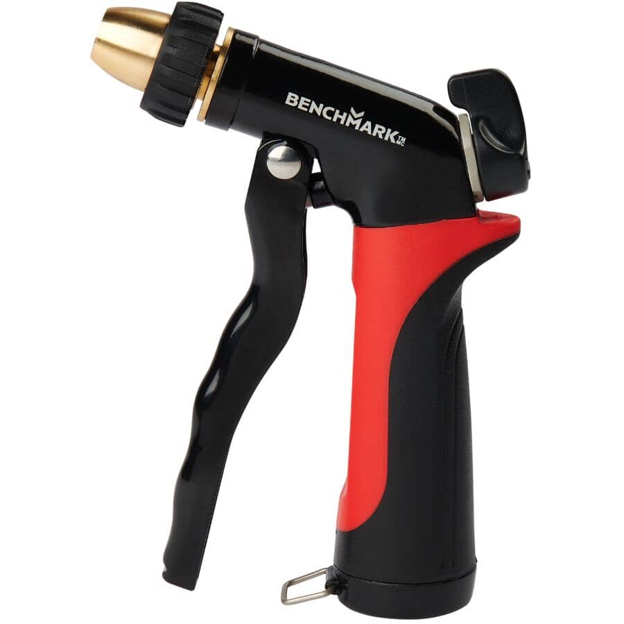 BENCHMARK Premium Pistol Front Trigger Garden Nozzle with Flow Control ...
