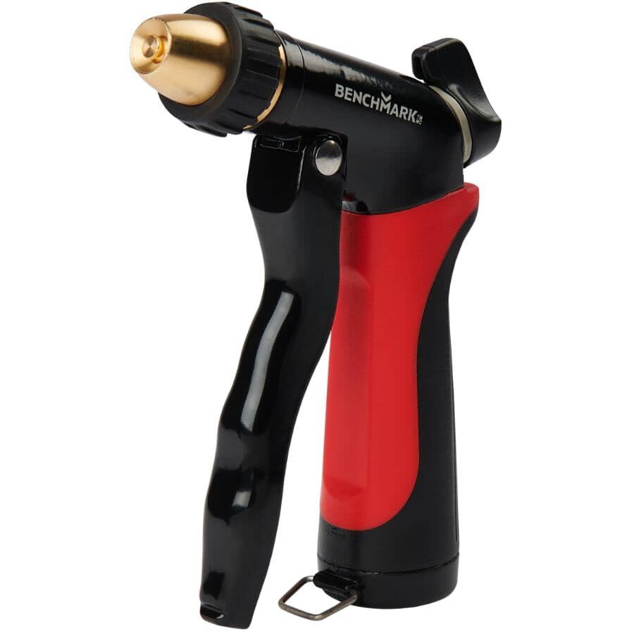 BENCHMARK Premium Pistol Front Trigger Garden Nozzle with Flow Control ...