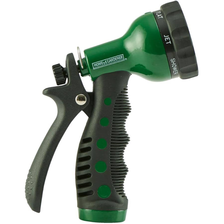 HOME ESSENTIALS Deluxe Hose Nozzle and Pistol Grip Hose Nozzle Set ...