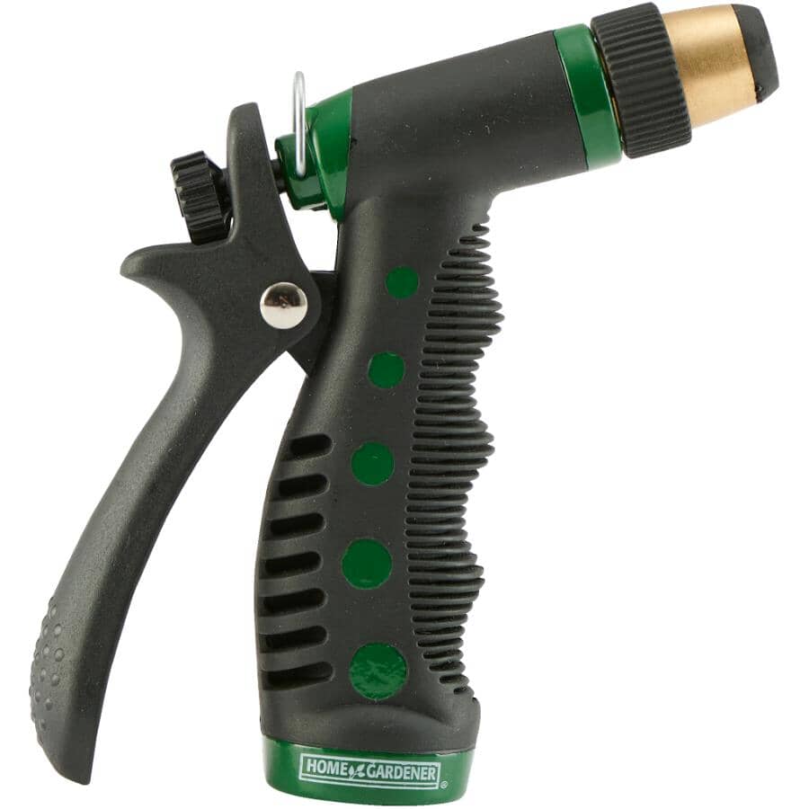 HOME ESSENTIALS Deluxe Hose Nozzle and Pistol Grip Hose Nozzle Set ...