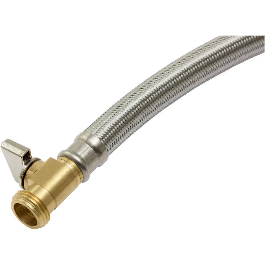 HOME ESSENTIALS 36" Stainless Steel Braided Hose Protector | Home Hardware