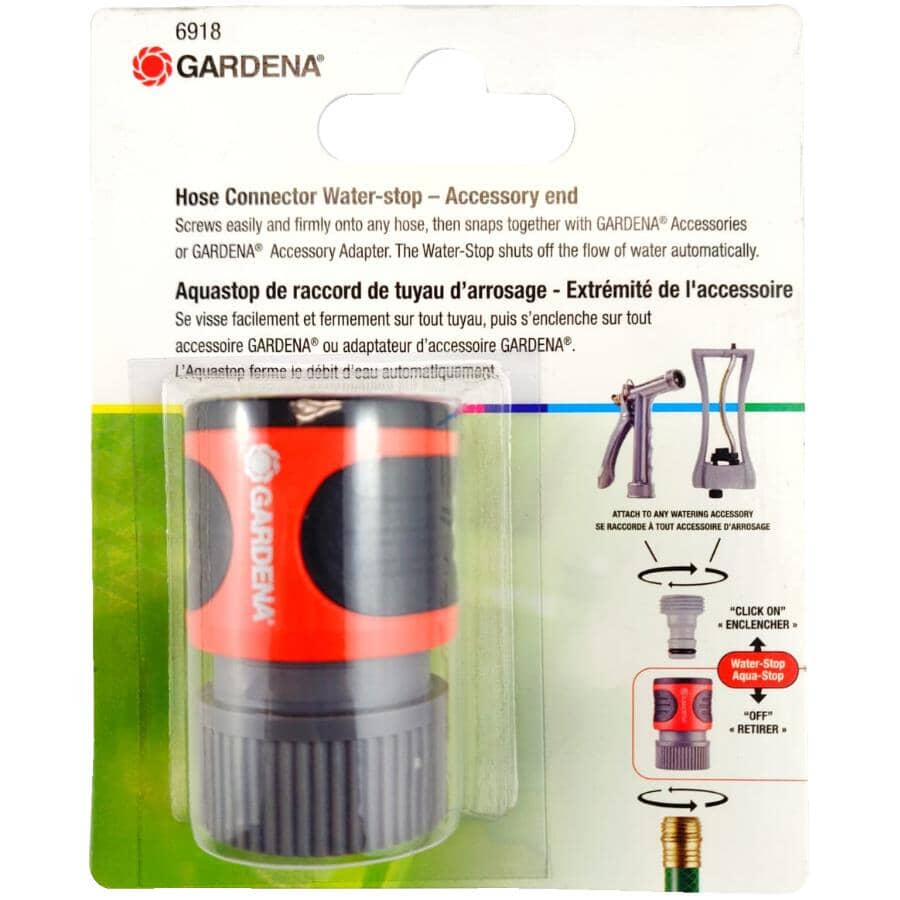 GARDENA Water Stop Hose Connector | Home Hardware