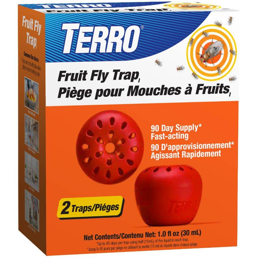 TERRO 2 Pack Fruit Fly Traps | Home Hardware