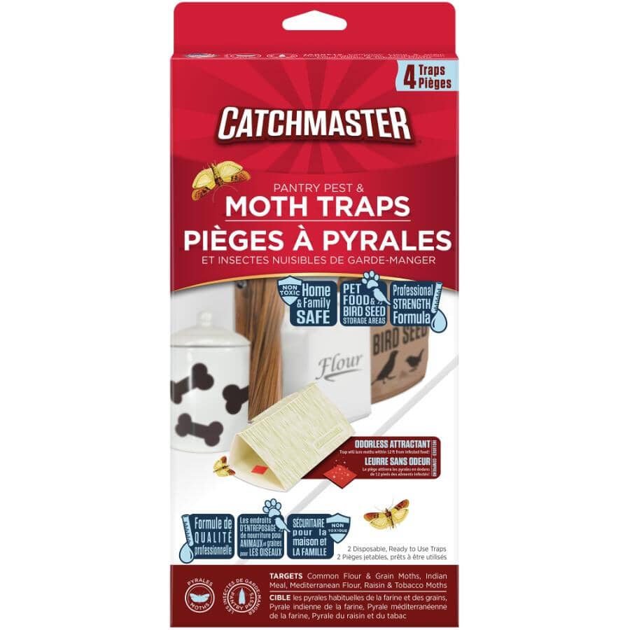 CATCHMASTER Pantry Moth Traps - 4 Pack | Home Hardware
