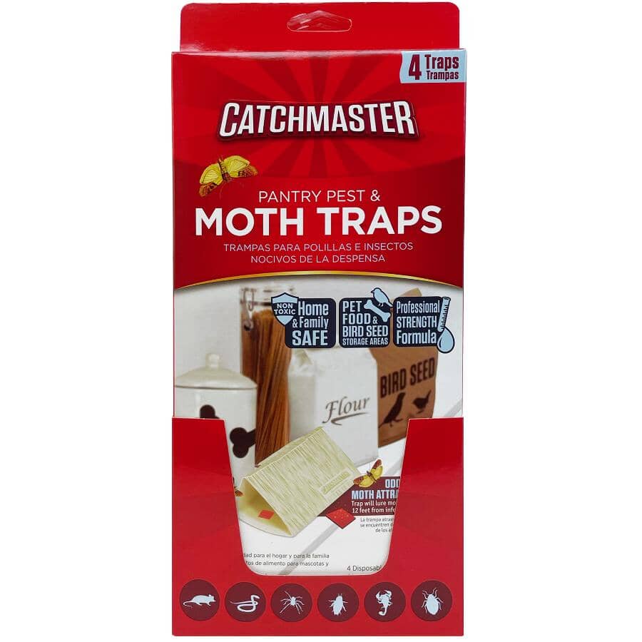 CATCHMASTER Pantry Moth Traps - 4 Pack | Home Hardware