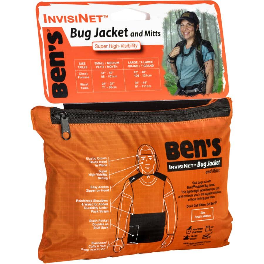 BEN'S Nylon Mesh Adult Bug Jacket | Home Hardware