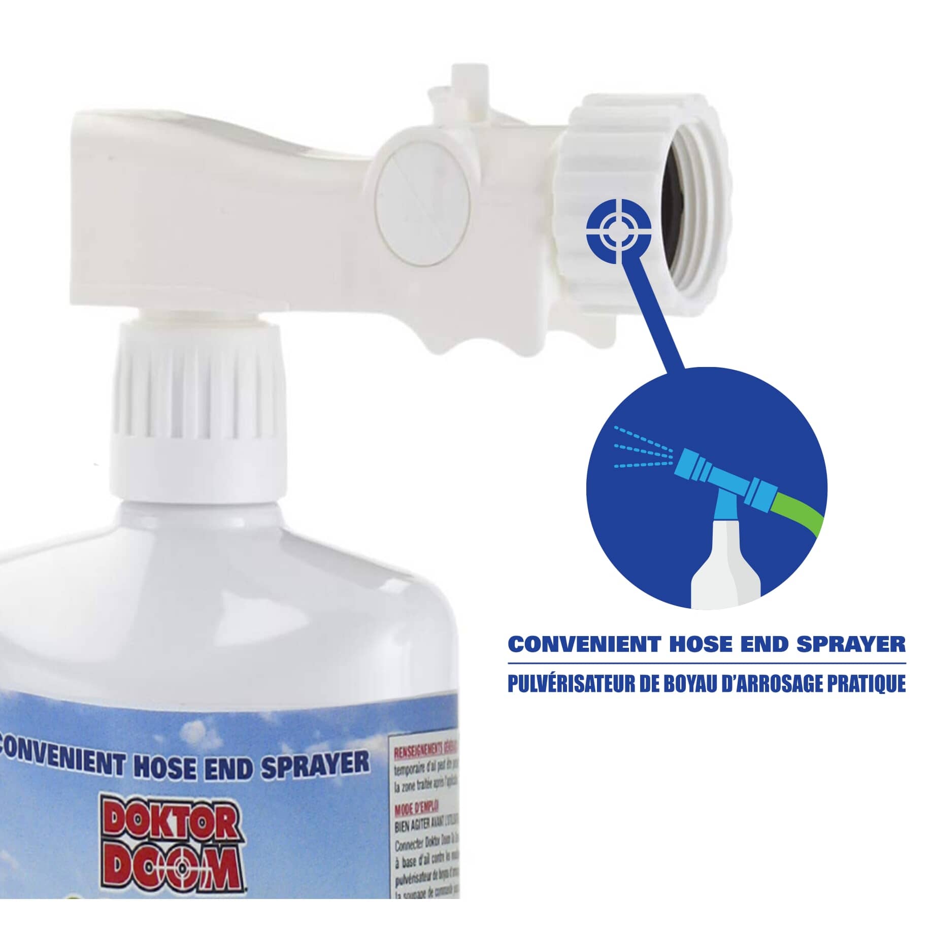 DOKTOR DOOM Go Green Concentrated Mosquito Garlic Oil Spray with Hose ...