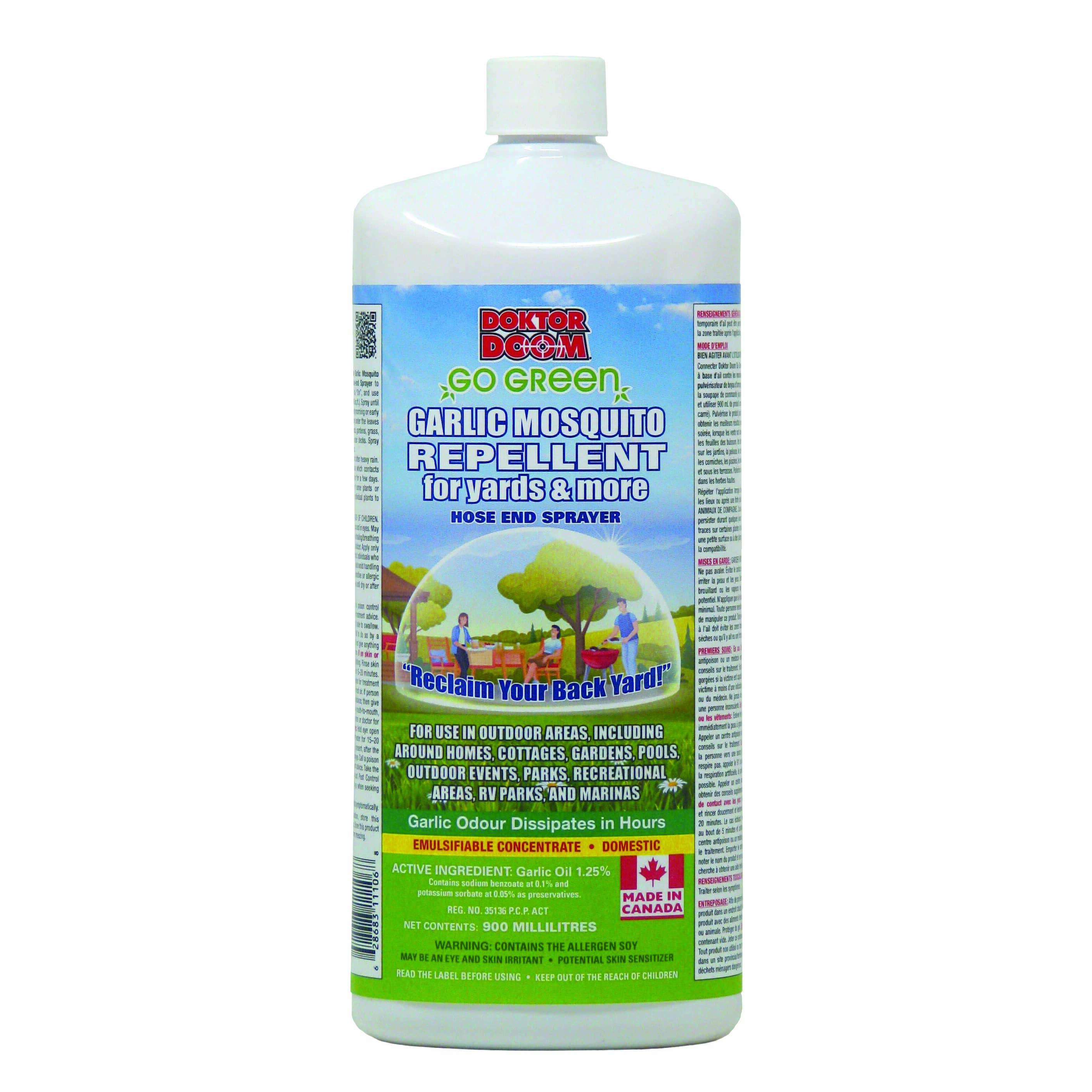 DOKTOR DOOM Go Green Concentrated Mosquito Garlic Oil Spray | Home Hardware