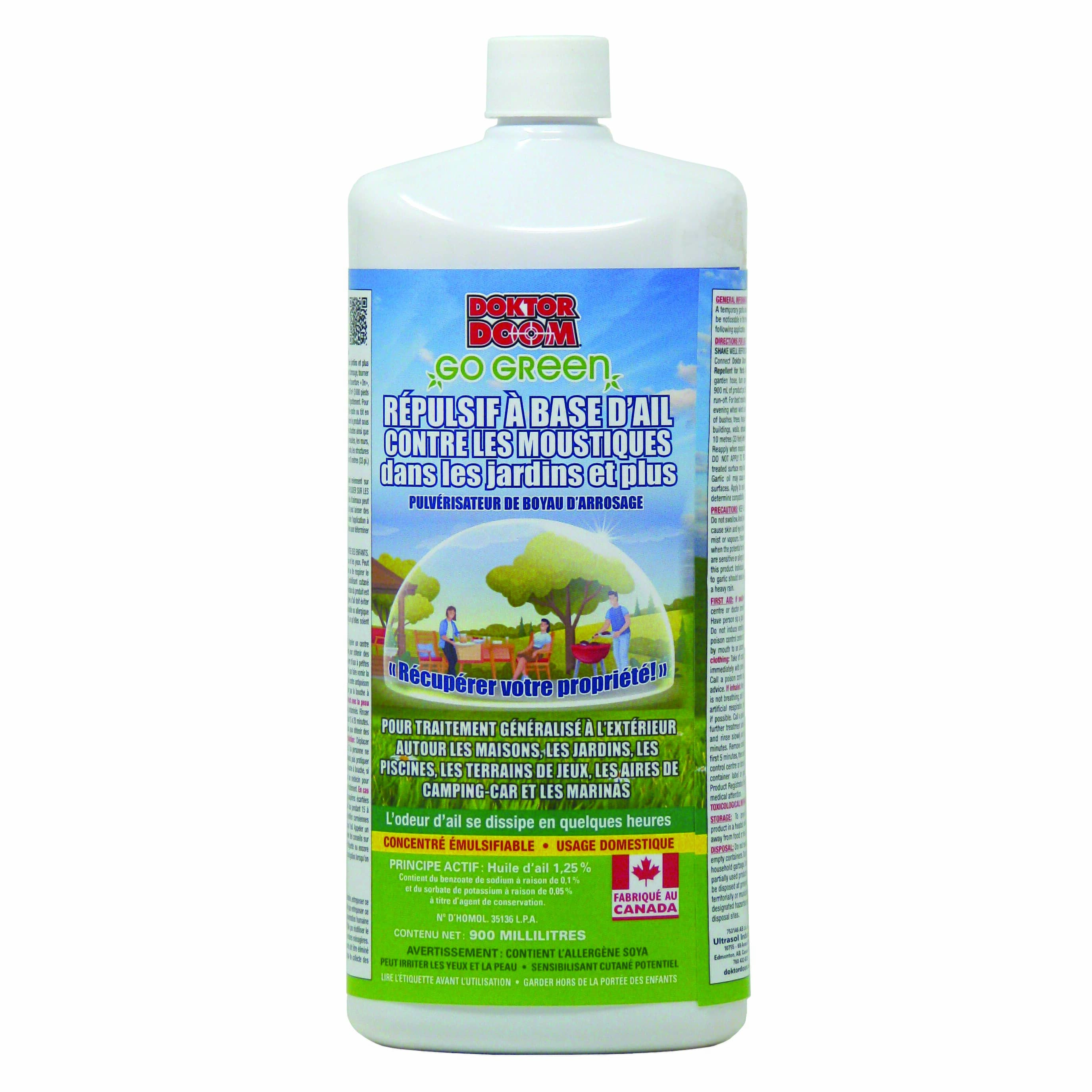 DOKTOR DOOM Go Green Concentrated Mosquito Garlic Oil Spray | Home Hardware