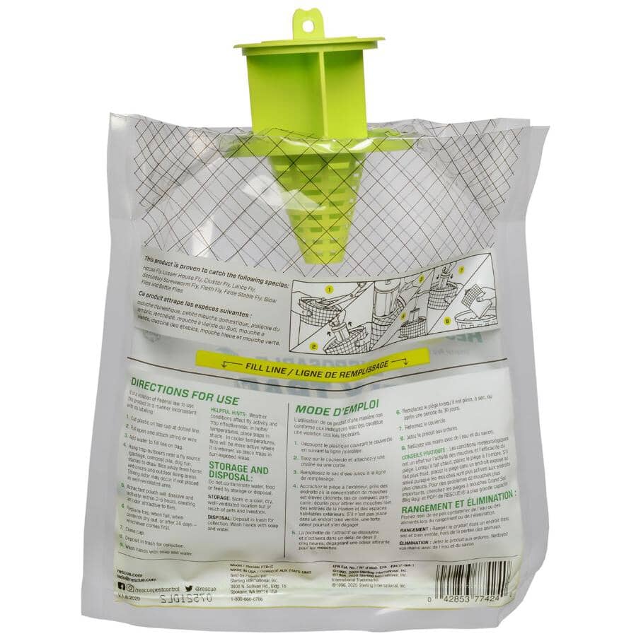 RESCUE Disposable Fly Trap Bag | Home Hardware