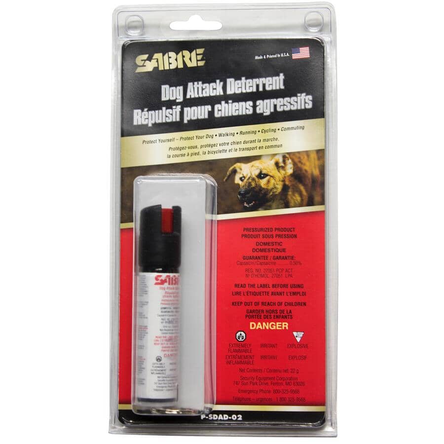 SABRE 22g Dog Attack Deterrent, with Key Chain | Home Hardware