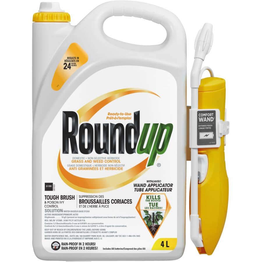 ROUNDUP Tough Brush & Poison Ivy Control Herbicide with Wand Applicator ...