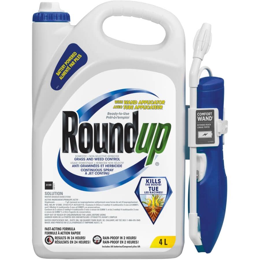 ROUNDUP Grass & Weed Control Herbicide with Wand Applicator | Home Hardware