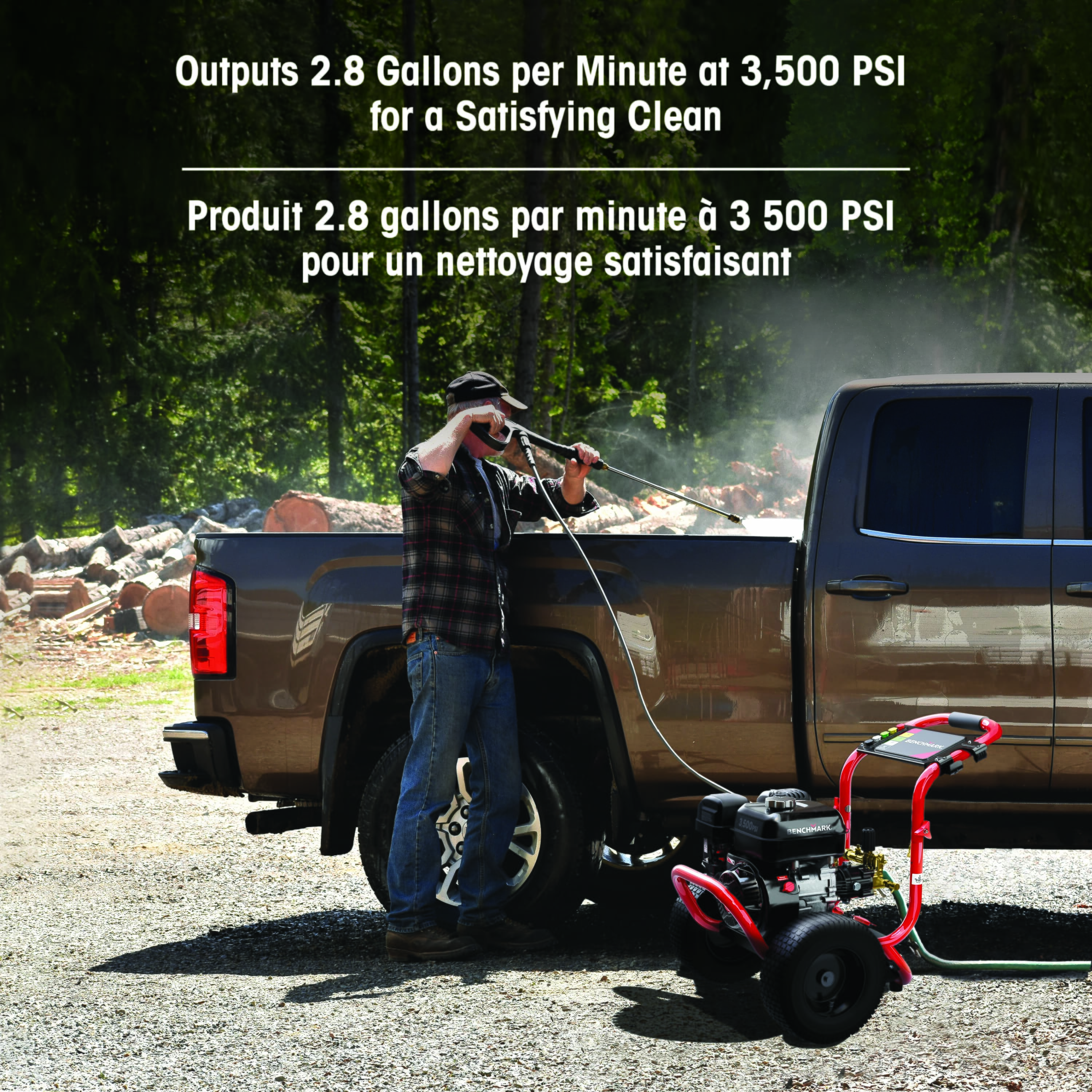 BENCHMARK 3500 PSI Gas Pressure Washer | Home Hardware