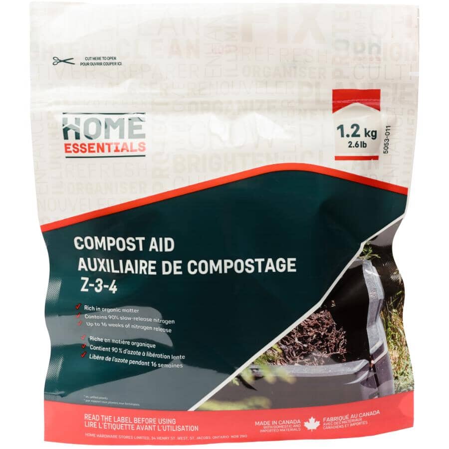 HOME ESSENTIALS Compost Aid - 1.2 kg | Home Hardware