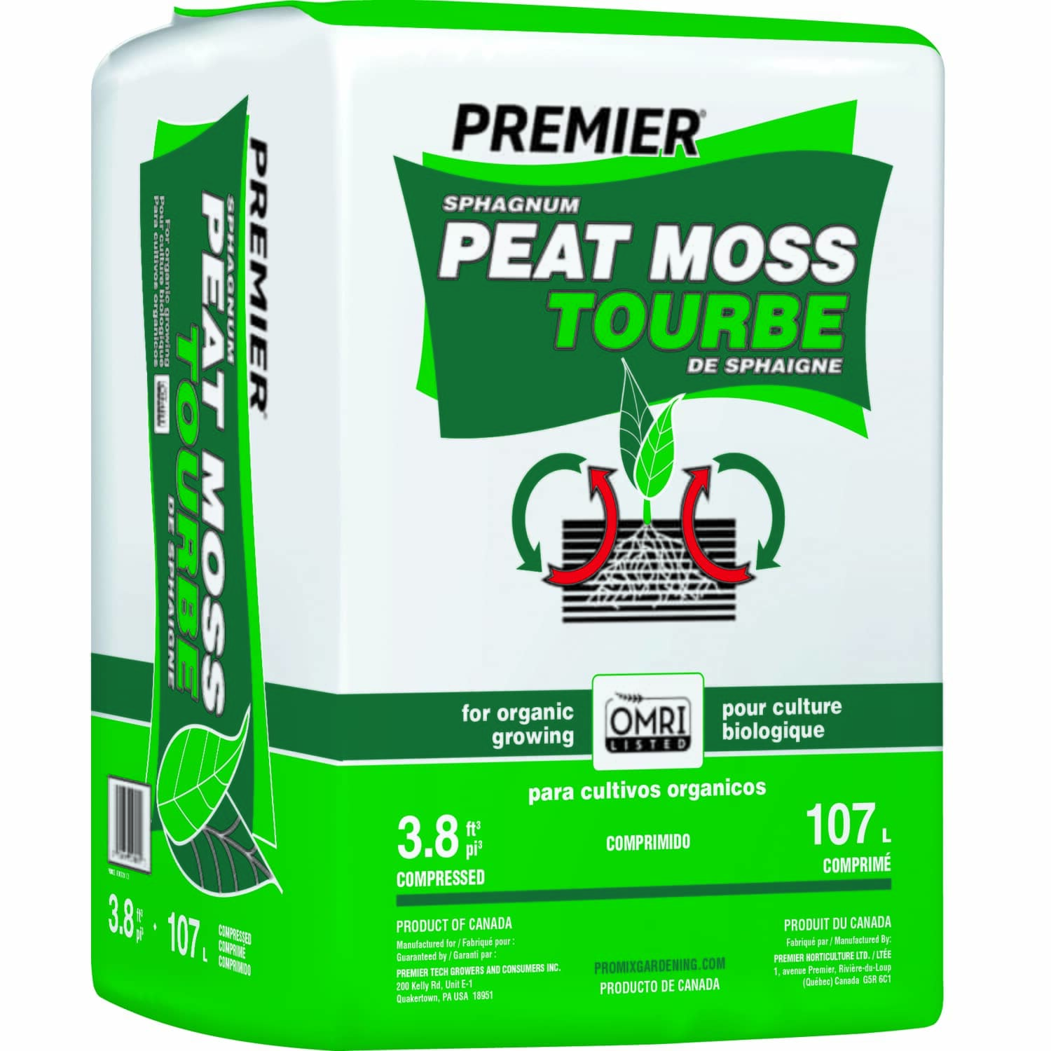 PREMIER Compressed Sphagnum Peat Moss | Home Hardware