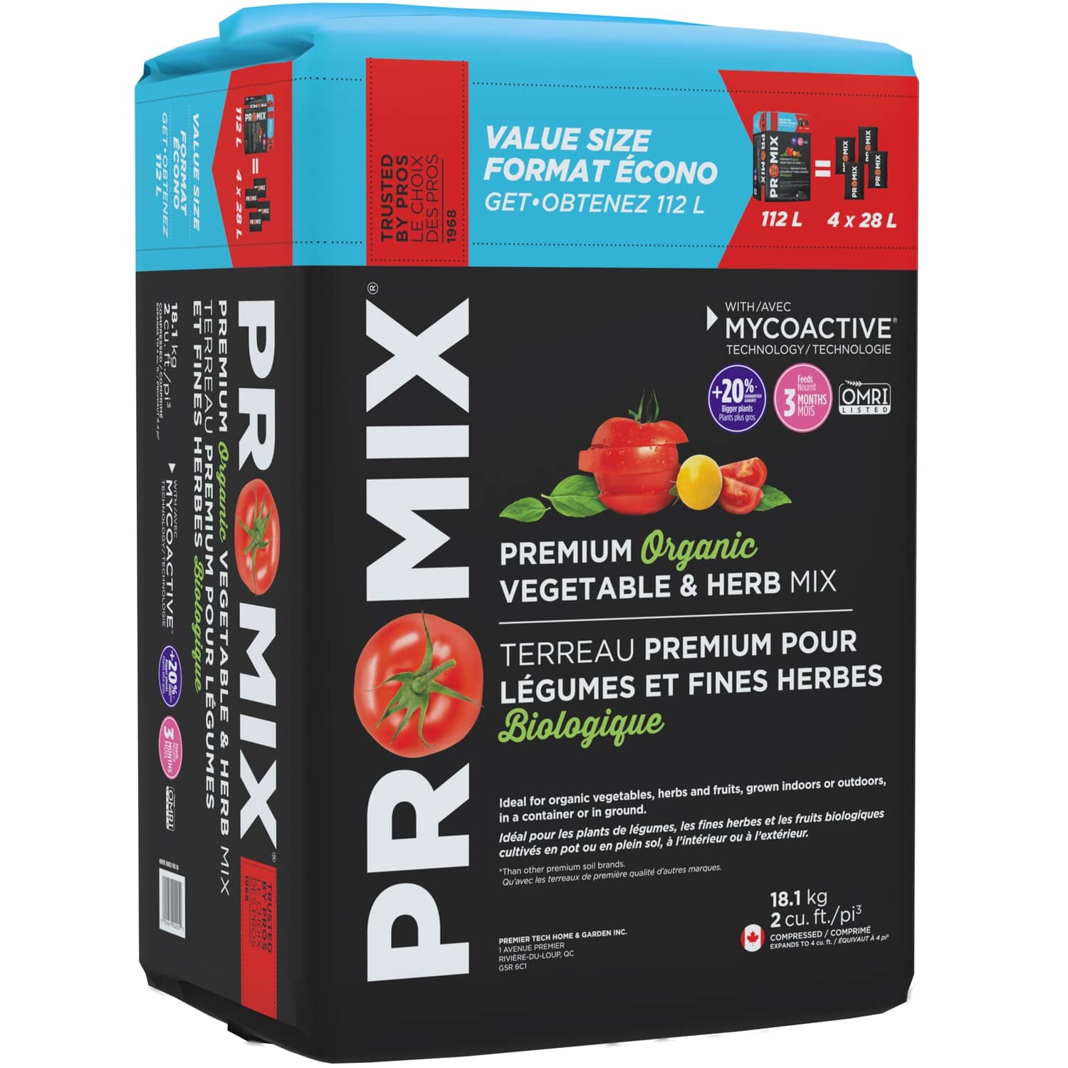 PRO-MIX Organic Vegetable & Herb Potting Soil Mix | Home Hardware