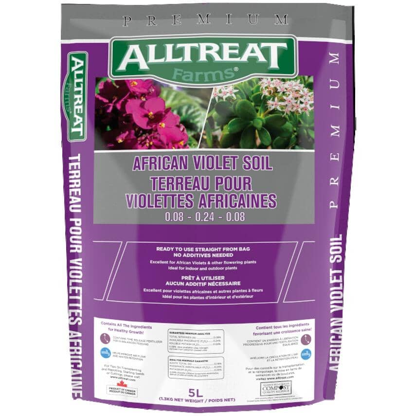 ALL TREAT FARMS All Purpose Premium African Violet Potting Soil | Home ...