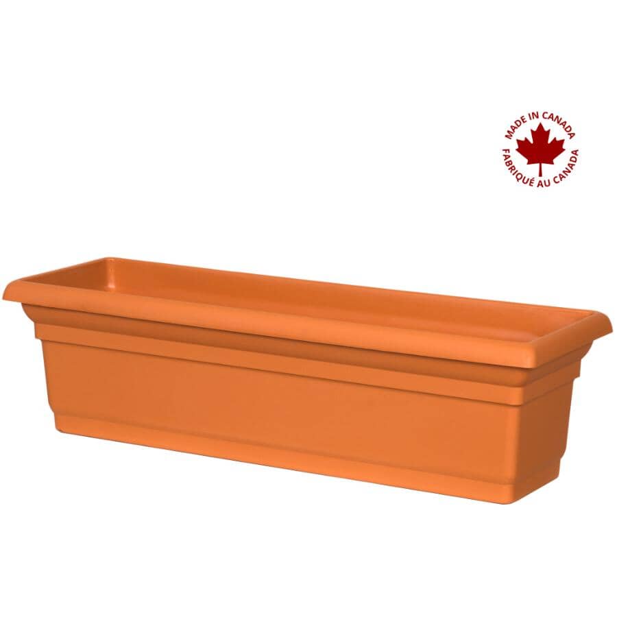 DCN 24" Terra Cotta Distinction Window Planter | Home Hardware