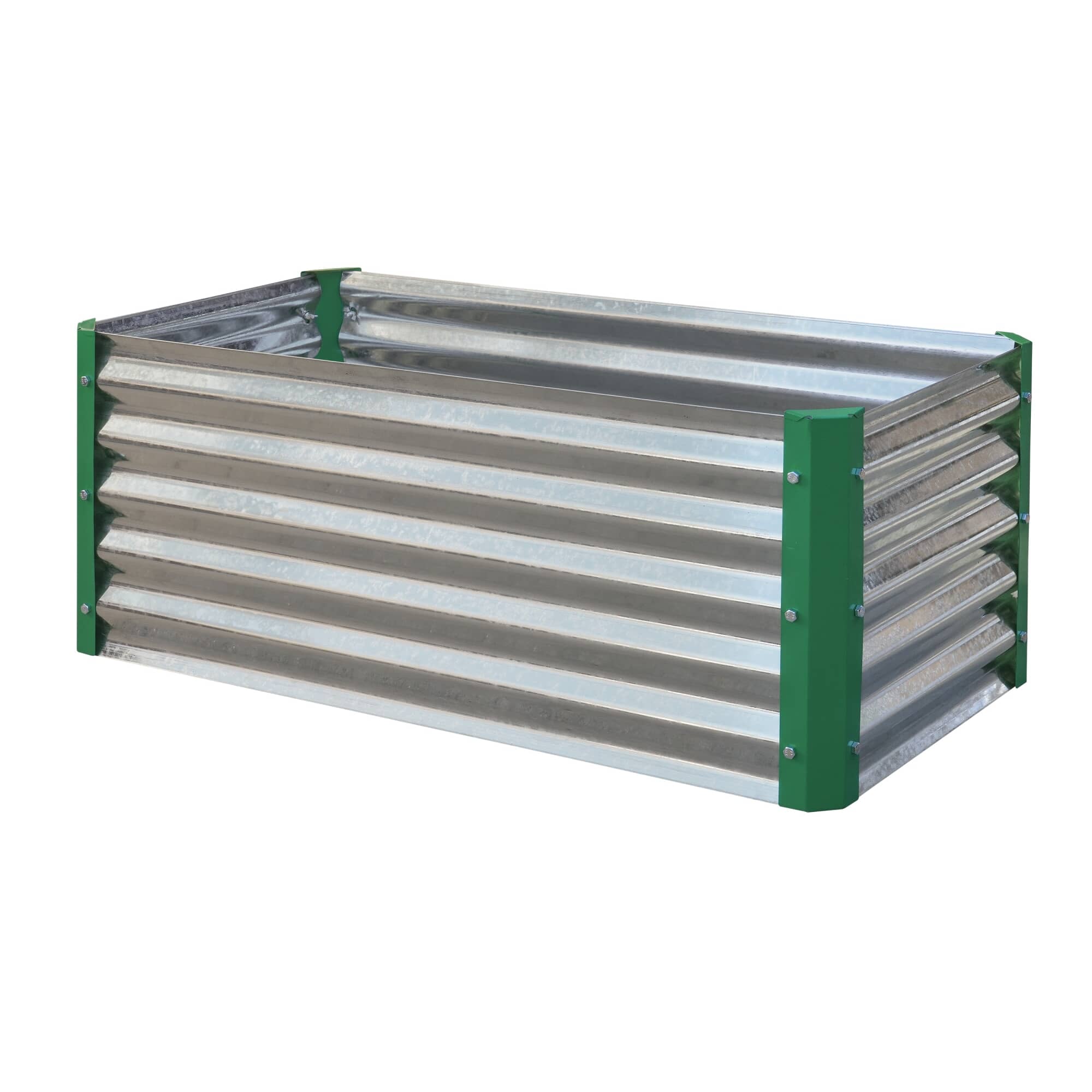 MIRACLE-GRO 20" x 40" x 17" Galvanized Raised Garden Bed | Home Hardware