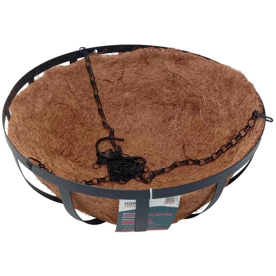 HOME ESSENTIALS 14" Heavy Duty Hanging Wire Basket | Home Hardware