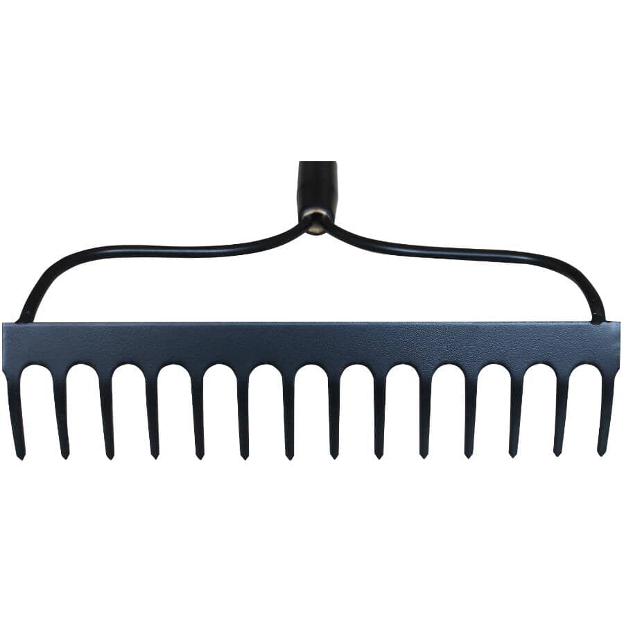 HOME ESSENTIALS 14 Tines Levelling Bow Rake with 57" Handle | Home Hardware