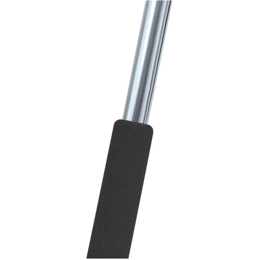 HOME ESSENTIALS 15 Tines 7" - 23" Adjustable Fan Rake, with 48" Handle ...