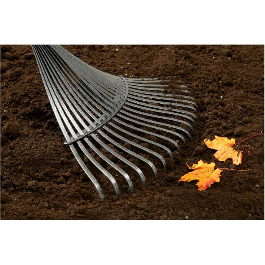HOME ESSENTIALS 20 Tines 20" Steel Spring Shrub Rake | Home Hardware