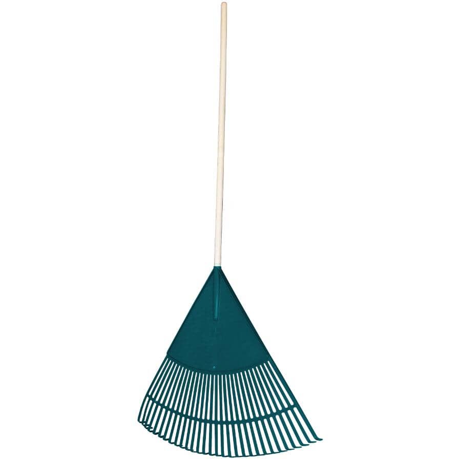 HOME ESSENTIALS 30 Tines 30" Poly Fan Rake | Home Hardware