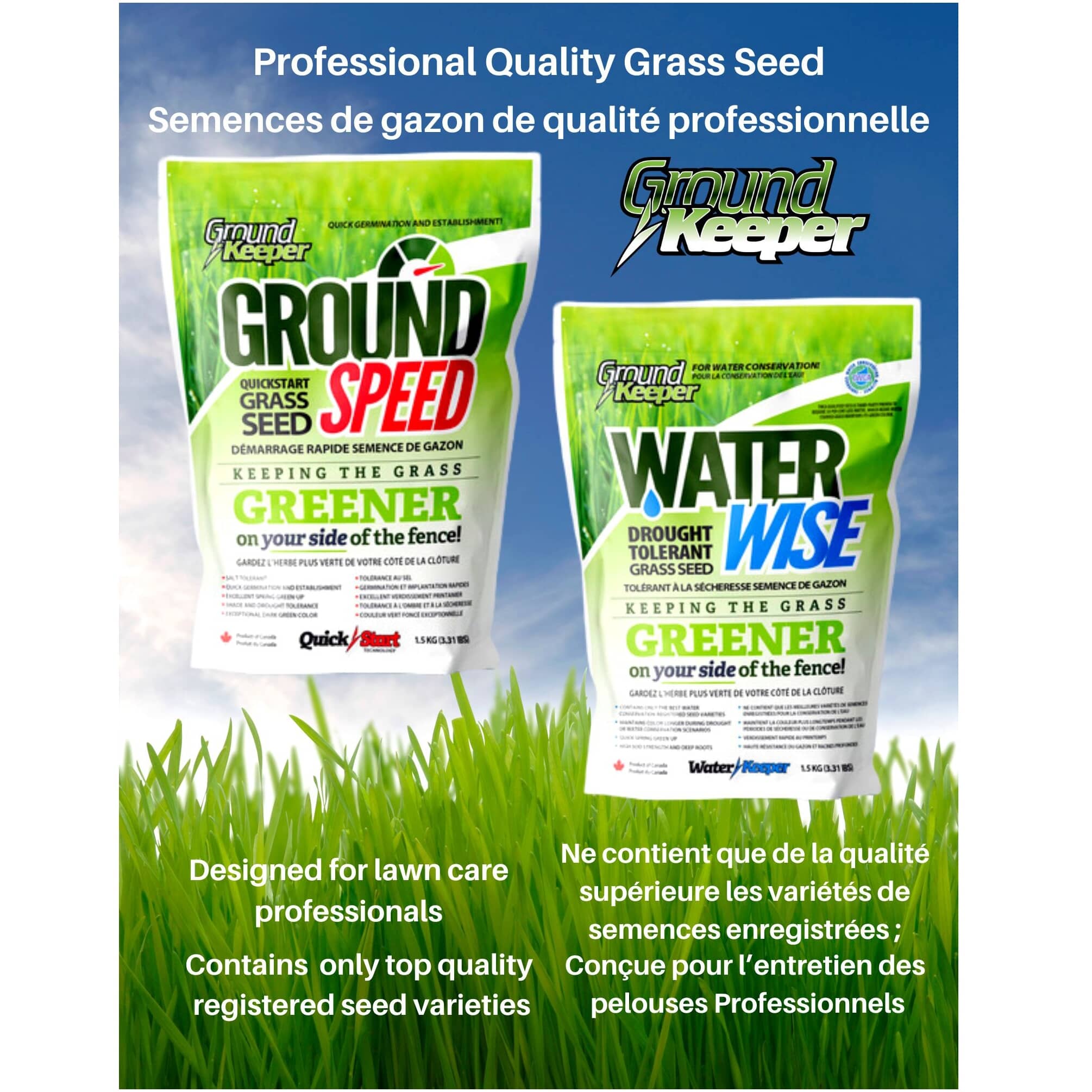 GROUND KEEPER Ground Speed Quickstart Grass Seed | Home Hardware