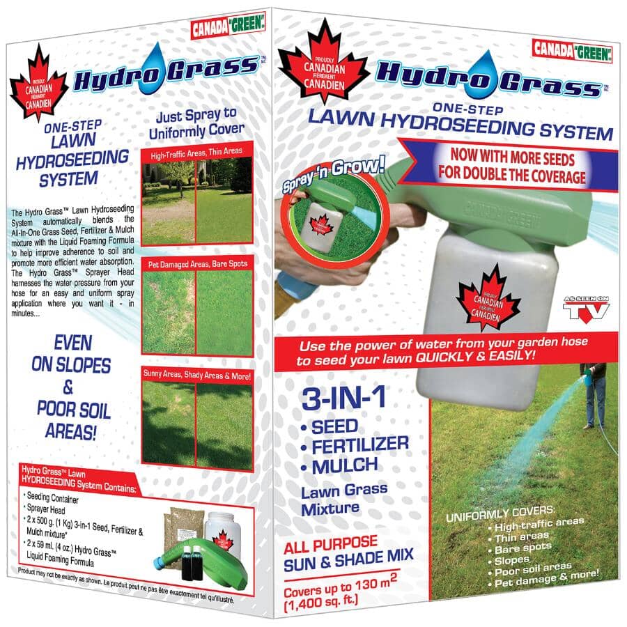 CANADA GREEN Hydro Grass Lawn Hydroseeding Spray System | Home Hardware