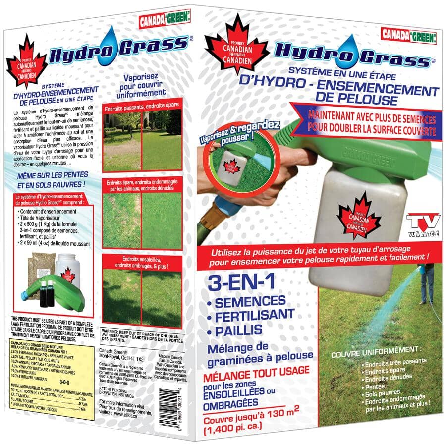 CANADA GREEN Hydro Grass Lawn Hydroseeding Spray System | Home Hardware