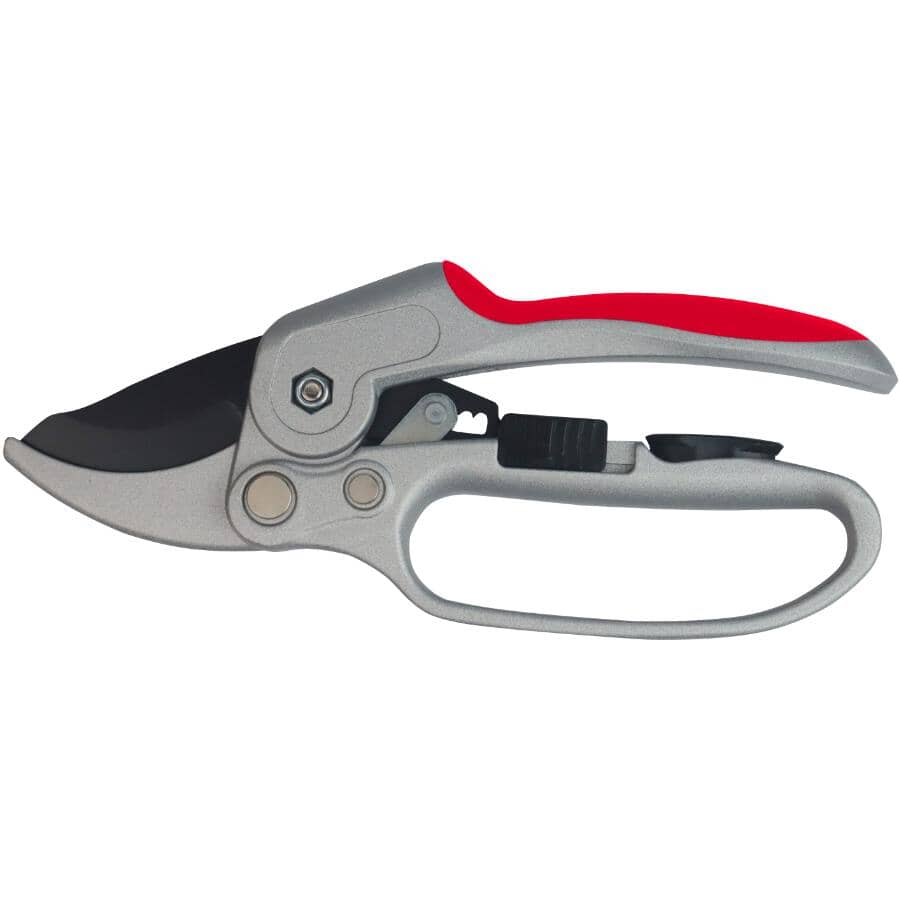 BENCHMARK 8" Aluminum Anvil Pruner, with Ratcheting Function | Home ...