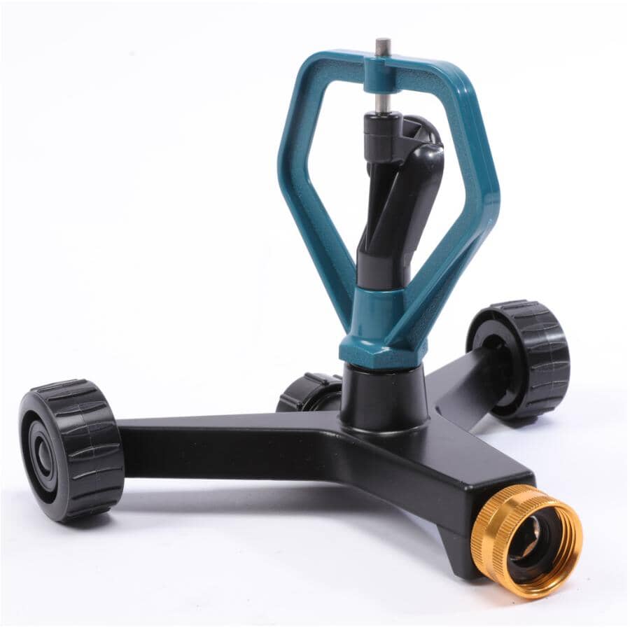 HOME ESSENTIALS Plastic Rotary Lawn Sprinkler with Metal Base | Home ...