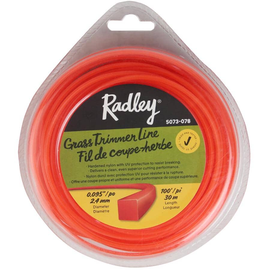 RADLEY .095" x 100' Square Grass Trimmer Line | Home Hardware