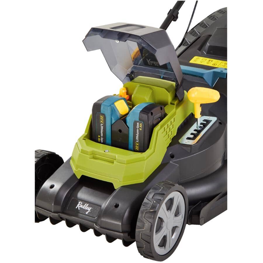 RADLEY Cordless Lawn Mower, Trimmer & Blower Combo Kit | Home Hardware