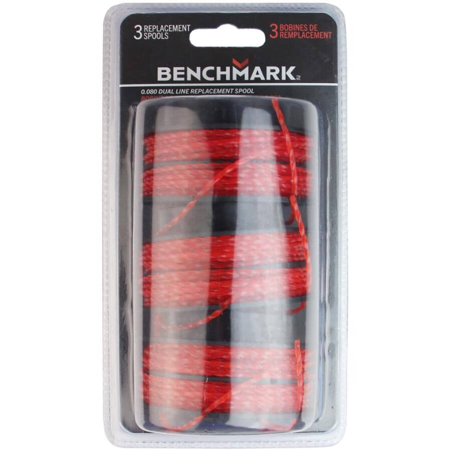 BENCHMARK .080" x 25' Dual Line Replacement Trimmer Spool | Home Hardware
