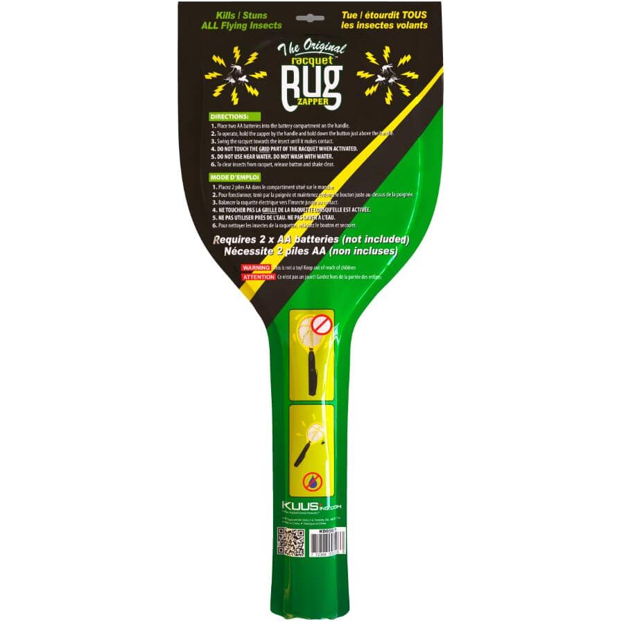 KNOCK DOWN Indoor / Outdoor Bug Zapper Racquet | Home Hardware