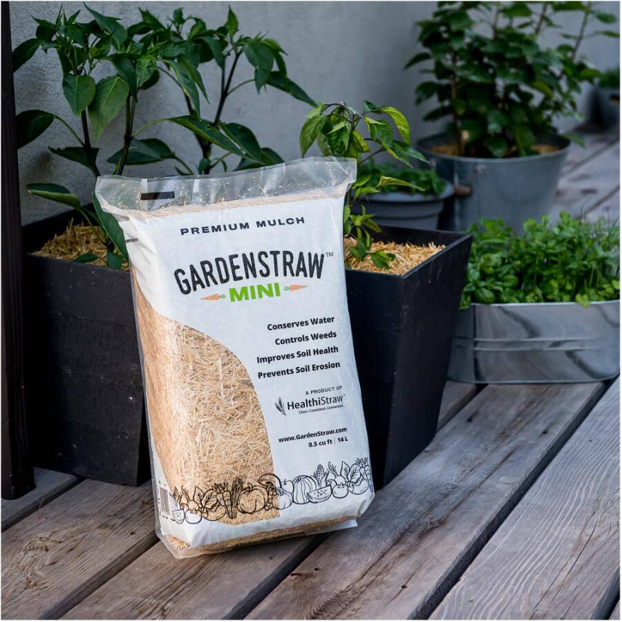 HEALTHISTRAW 0.5 Cu. Ft. GardenStraw Mini Premium Mulch | Home Hardware