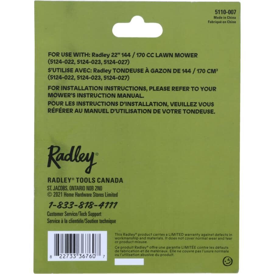 RADLEY Lawn Mower Air Filter for 144 & 177cc Engines | Home Hardware