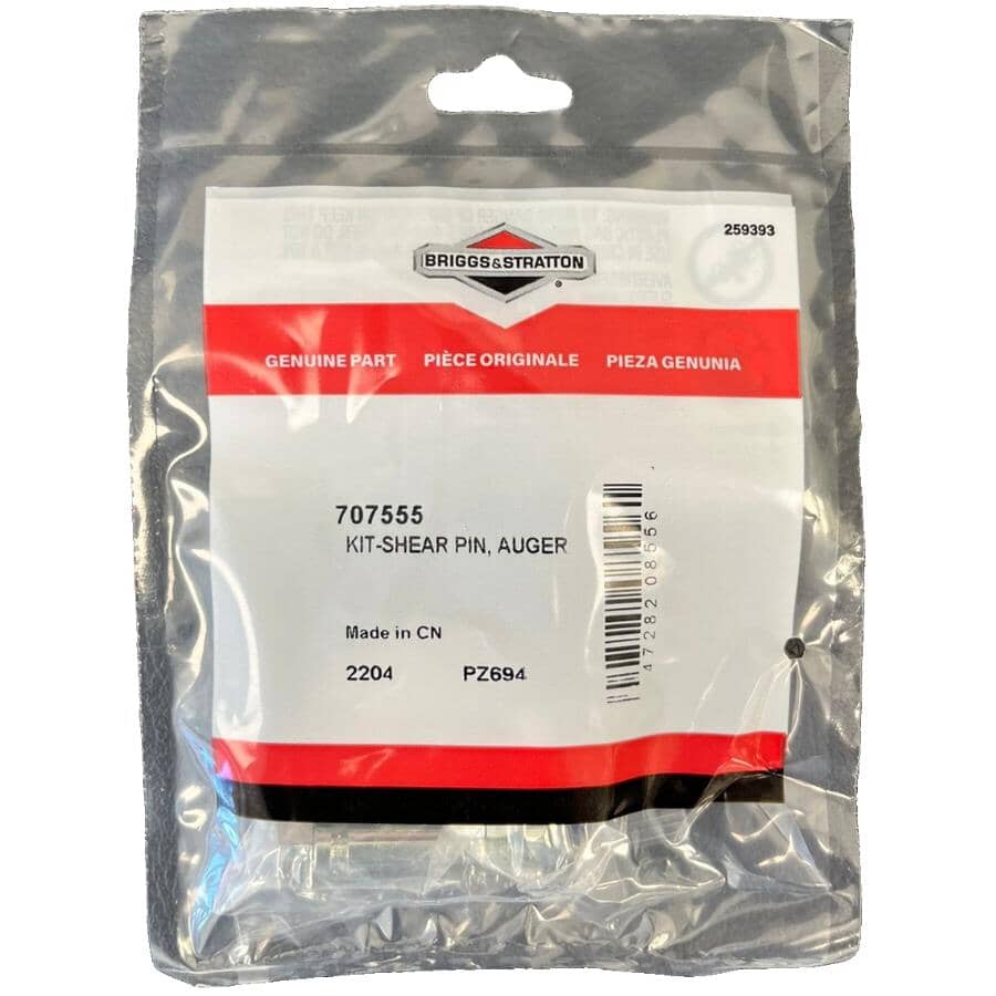 BRIGGS & STRATTON Auger Shear Pin Kit for 9.2" x 11.2" MD | Home Hardware