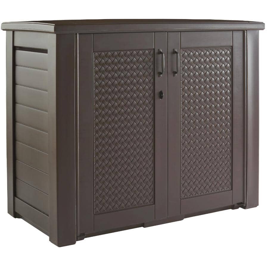 RUBBERMAID 16.4 Cu. Ft Resin Wicker Storage Cabinet | Home Hardware