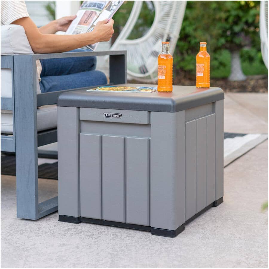LIFETIME Storage Deck Box - 25 Gallon | Home Hardware