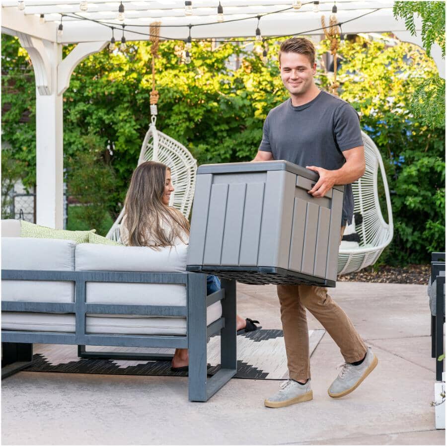 LIFETIME Storage Deck Box - 25 Gallon | Home Hardware