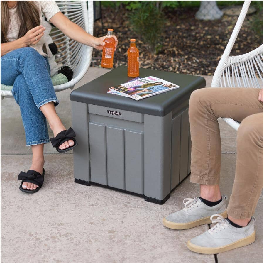 LIFETIME Storage Deck Box - 25 Gallon | Home Hardware