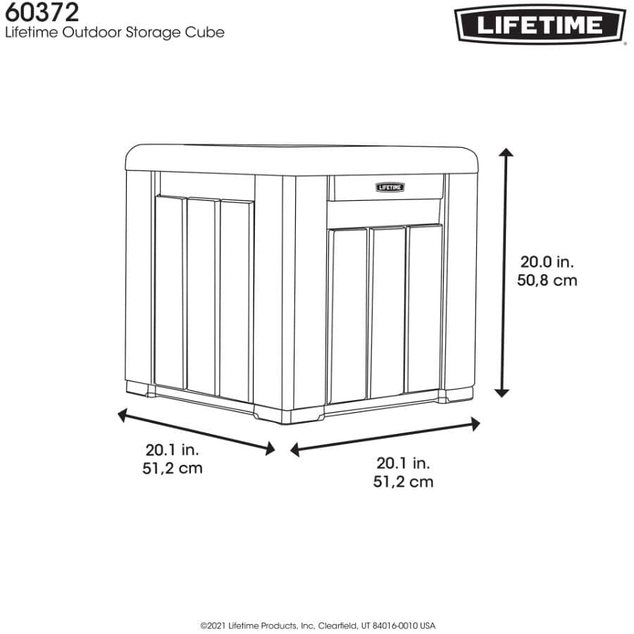 LIFETIME Storage Deck Box | Home Hardware